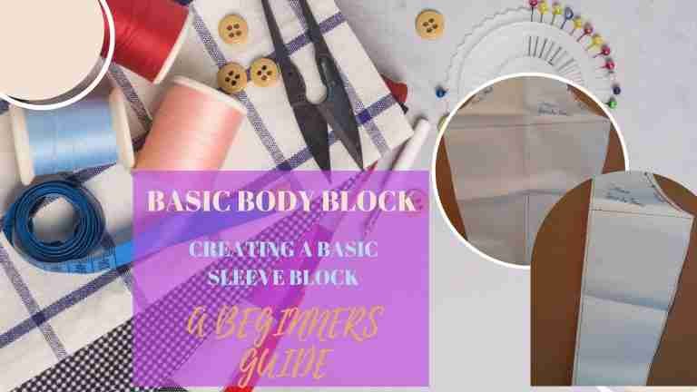 HOW TO DRAFT BASIC BODIES BLOCK PATTERN - SEWING PATTERNS